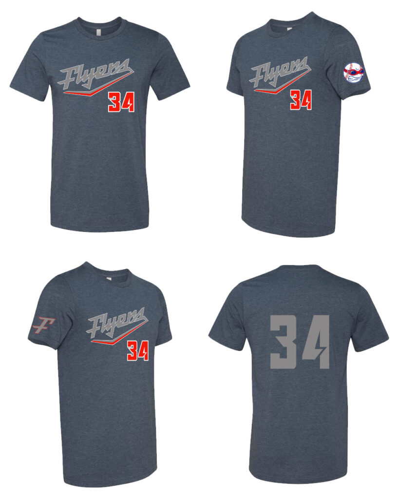 Flyers "Script" T-Shirt - Atomic