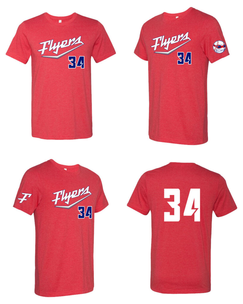 Flyers "Script" T-Shirt - Atomic