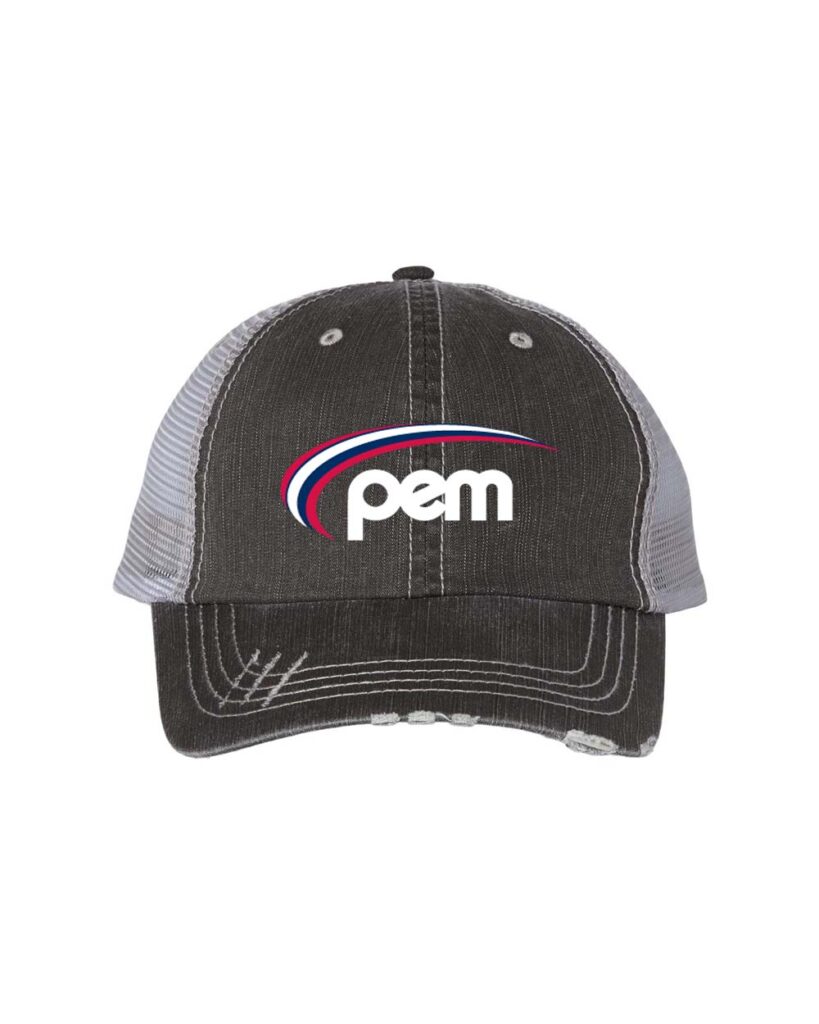 PEM Herringbone Mesh Back Hat - Atomic